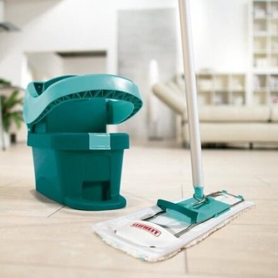 Met deze Leifheit dweil kun je het beste je vloer dweilen.